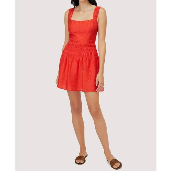 Lost + Wander | Dresses | New Lost Wander Hidden Oasis Dress In Red ...